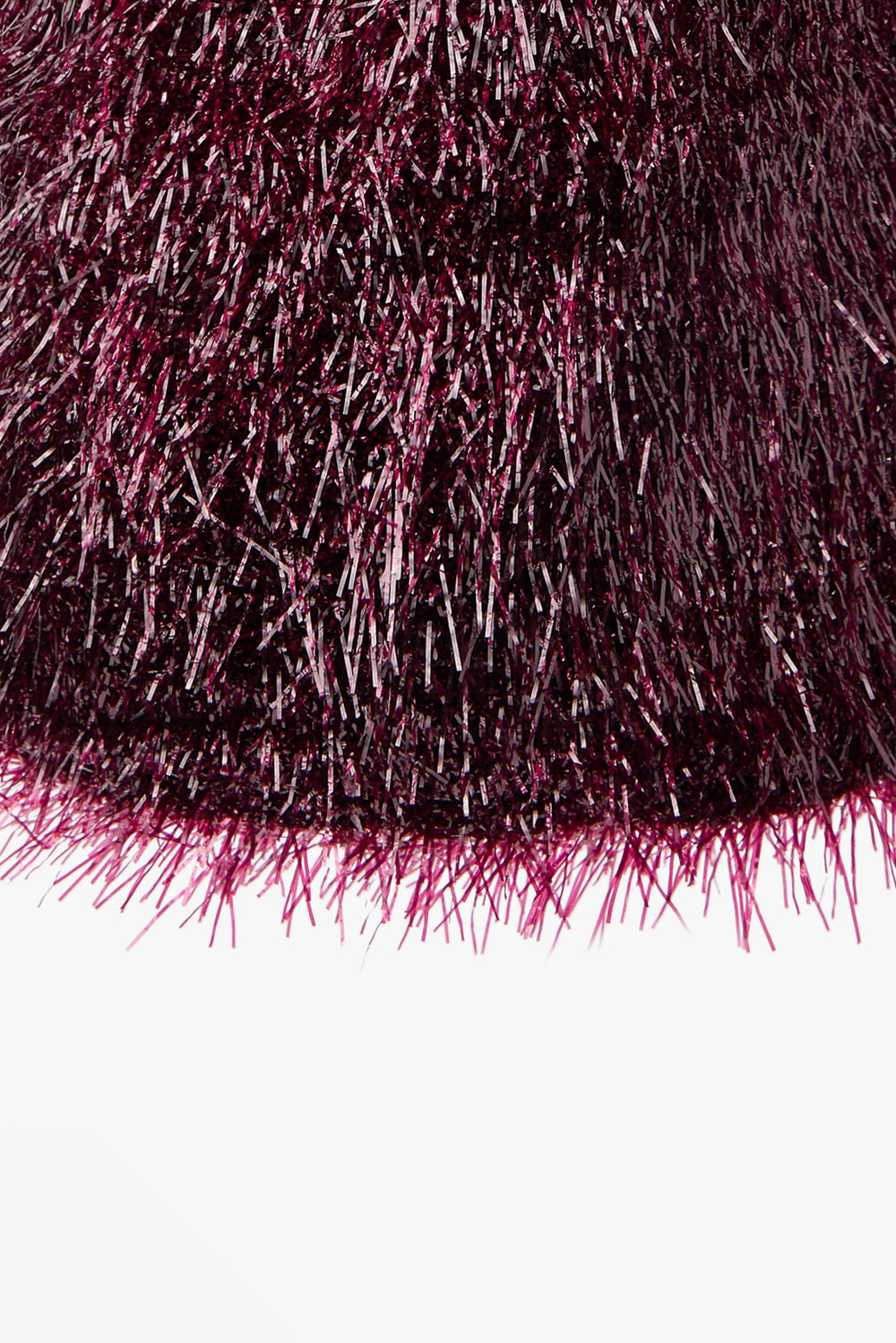 Bruna Candy Bag with Lace Ties and Satin Handles, Burgundy | Lady Pipa