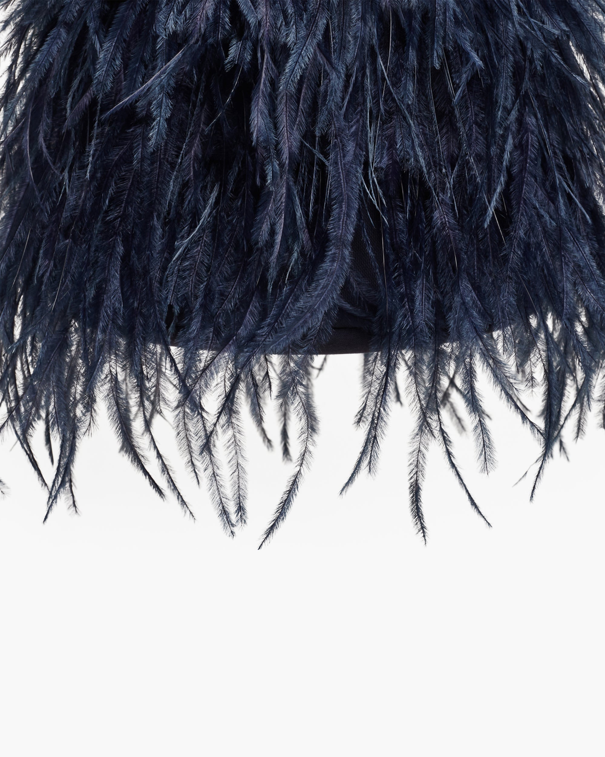 Bruna Feathers Navy blue Bag
